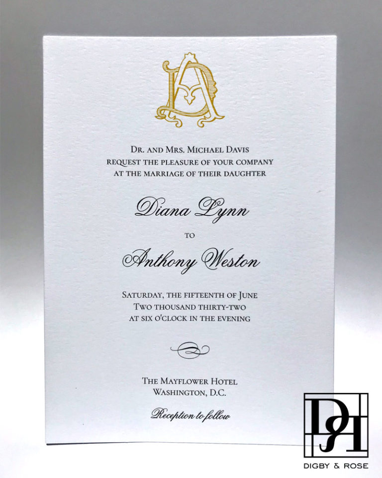 AD or DA Monogram, Crest or Logo - Digby & Rose | Digby & Rose ...