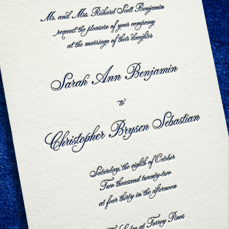Elegant Wedding Invitations With Sample Wording | Digby & Rose Luxury ...